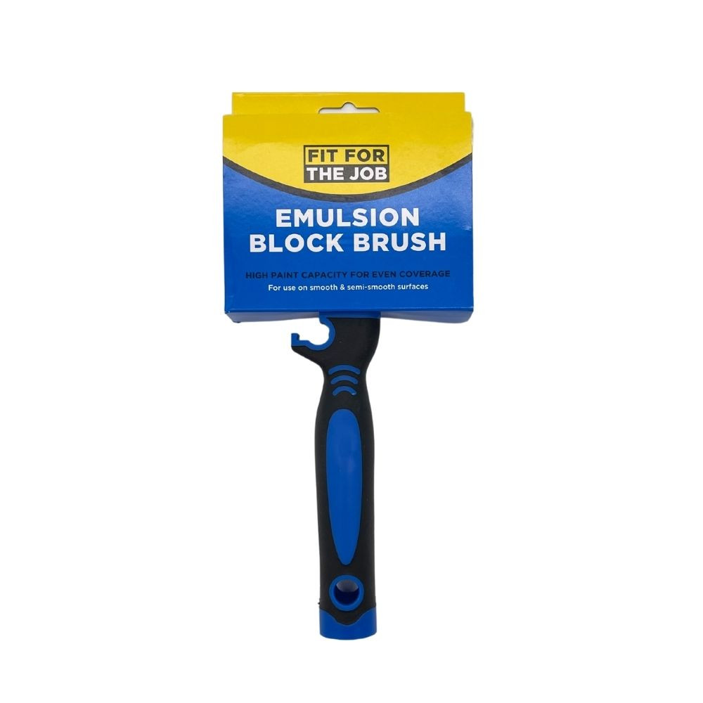 Decorating Supplies Direct - Fit For The Job Emulsion Block Brush 10cm ...