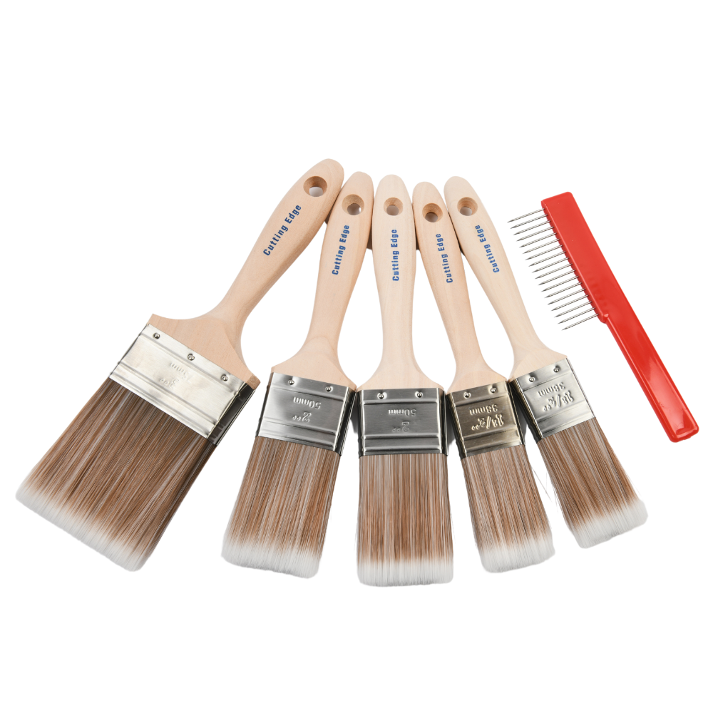 Decorating Supplies Direct - Cutting Edge 5 Piece Paint Brush Set (set ...