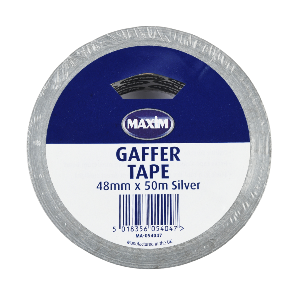 Decorating Supplies Direct - Maxim Gaffer Tape Silver 48mm x 50m