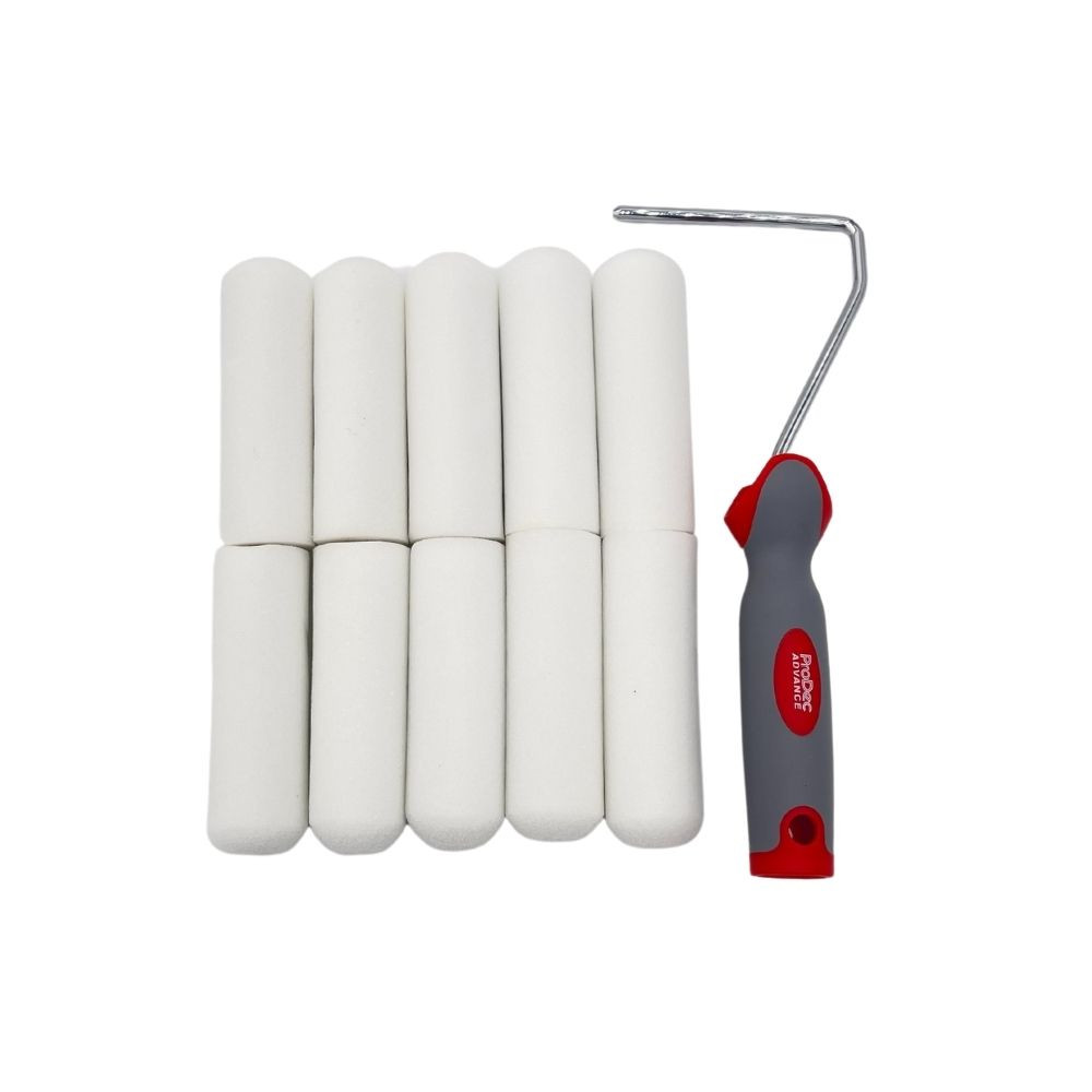 Decorating Supplies Direct - Prodec Foam Mini Roller and Frame Set 4"